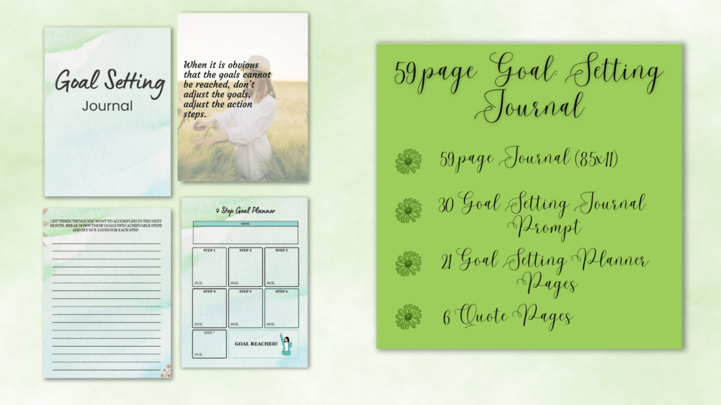 Goal Setting Journal | KAARTAL MARKETPLACE
