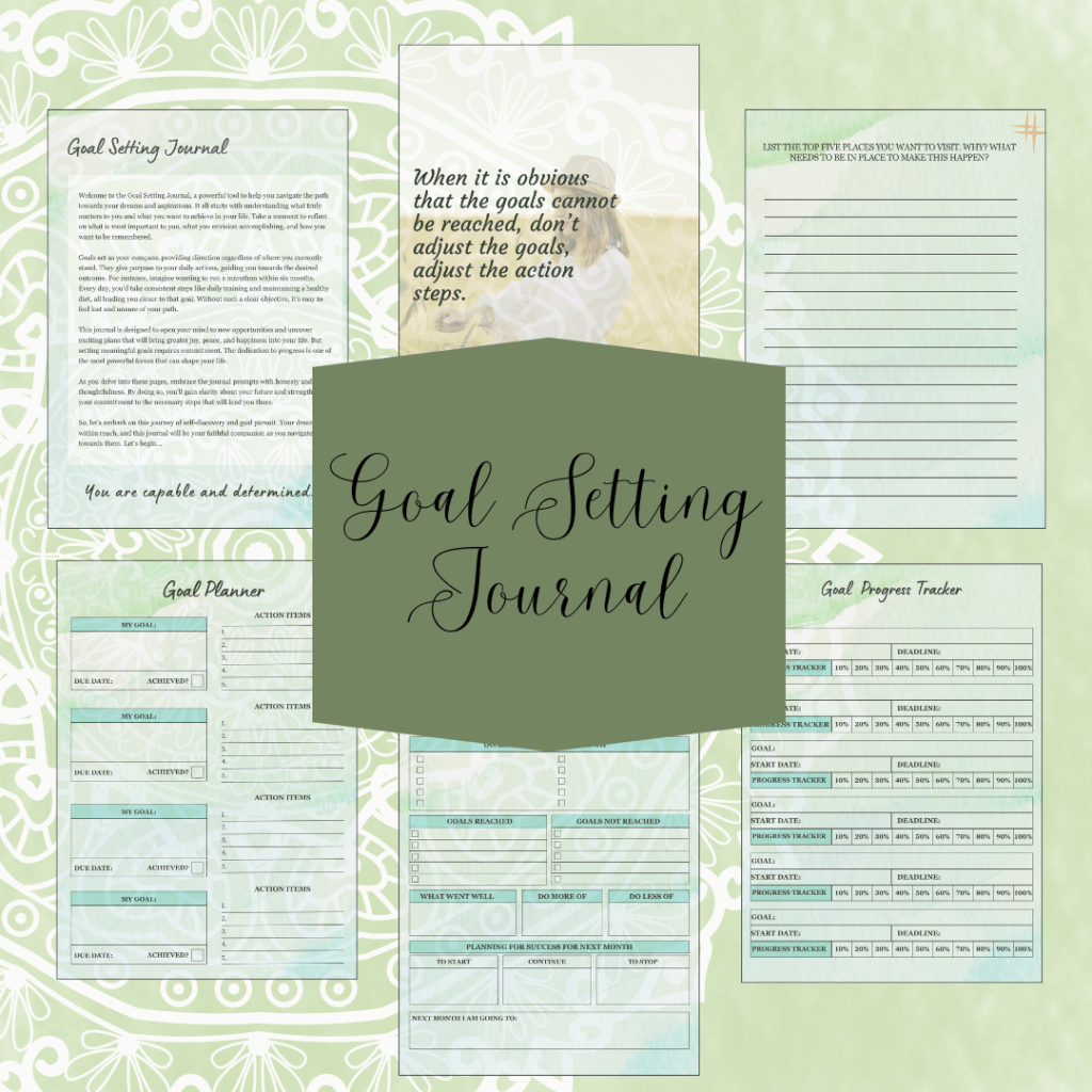 Goal Setting Journal | KAARTAL MARKETPLACE